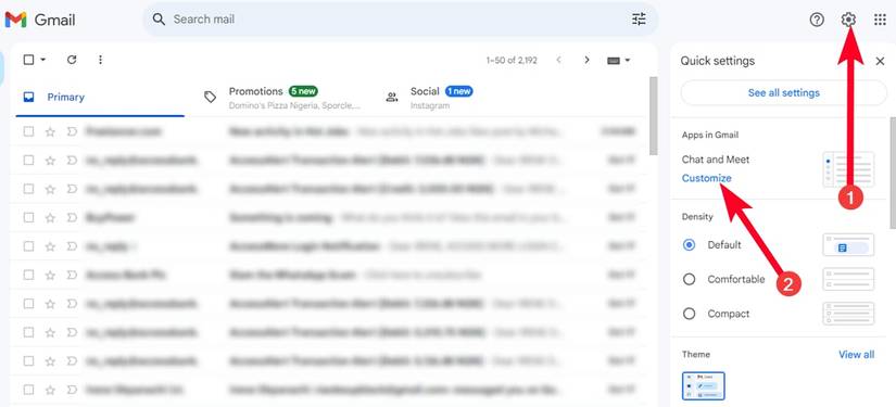 How to make a call via Gmail