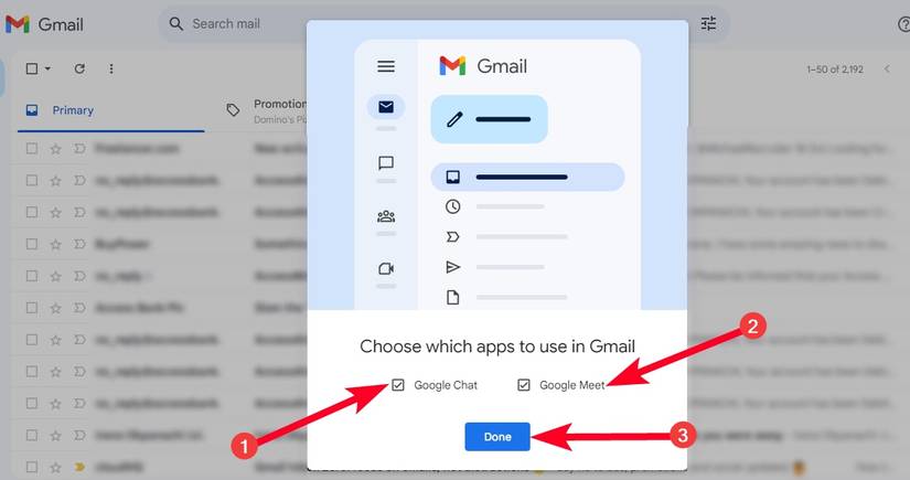 How to make a call via Gmail