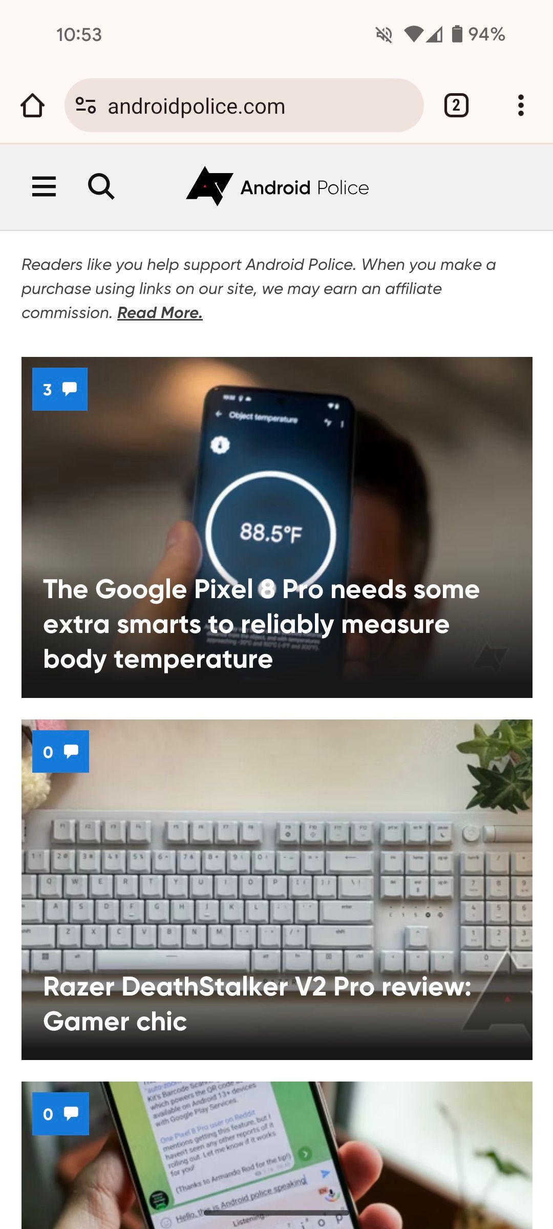 Chrome 120 makes its transparent navigation bar ready for prime time