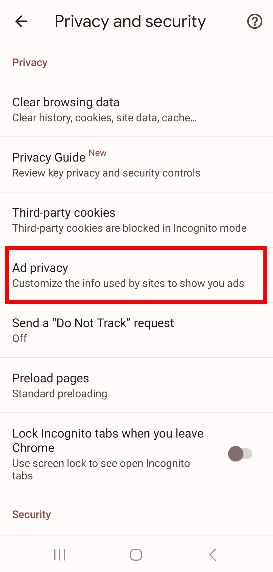 How to turn off Google Chrome's targeted ad tracking