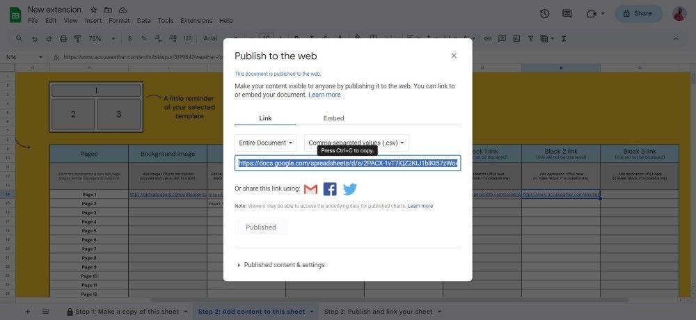 How to use Tab Maker in Google Chrome