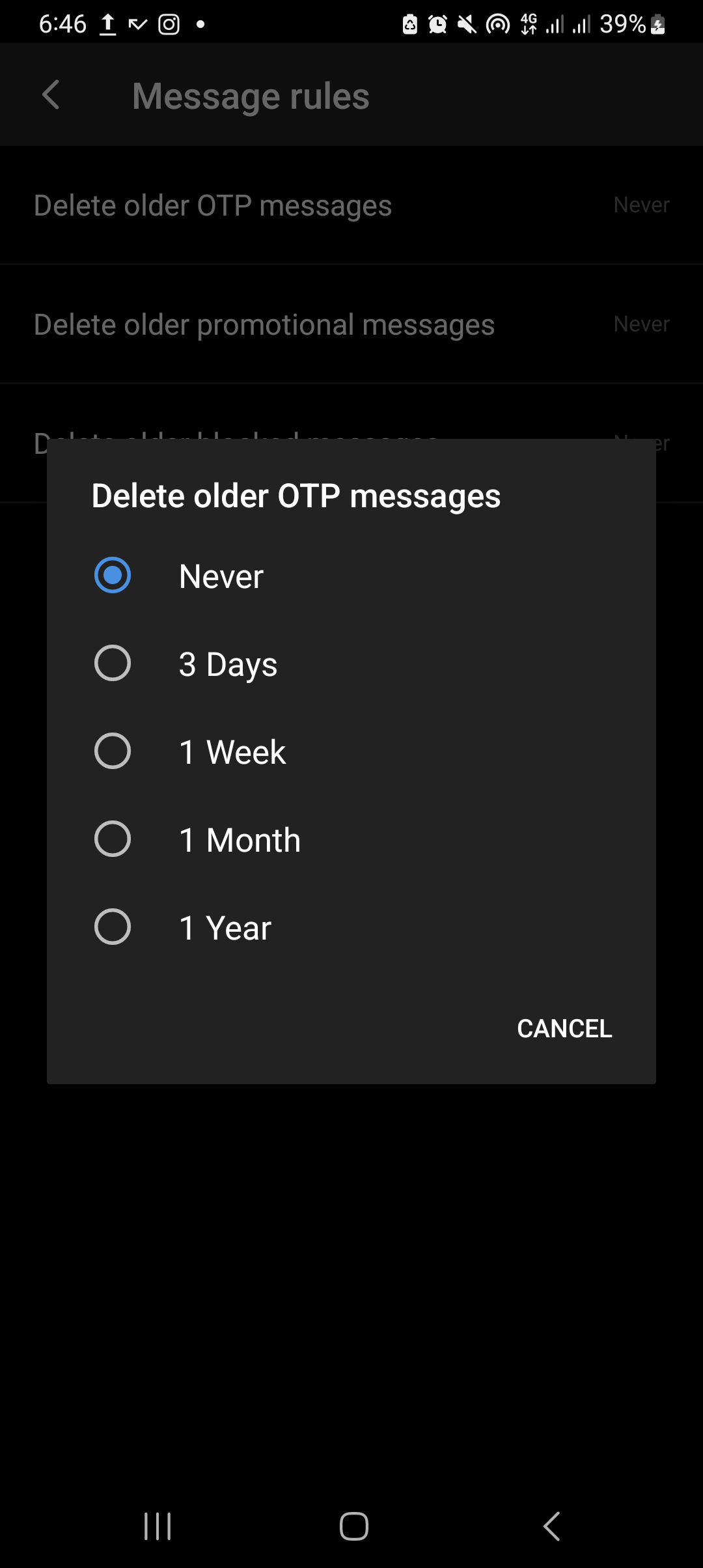 How to auto-delete 2FA texts from Android phones