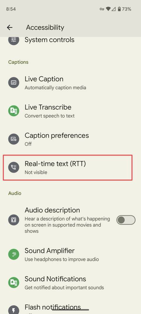 What is real time text (RTT) calling and how does it work?