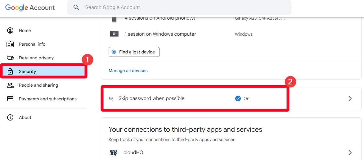 How to replace your Gmail password with a passkey