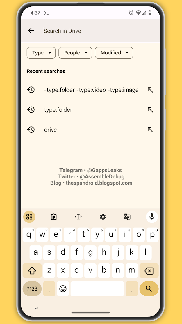 Google Drive could make file search painless on Android