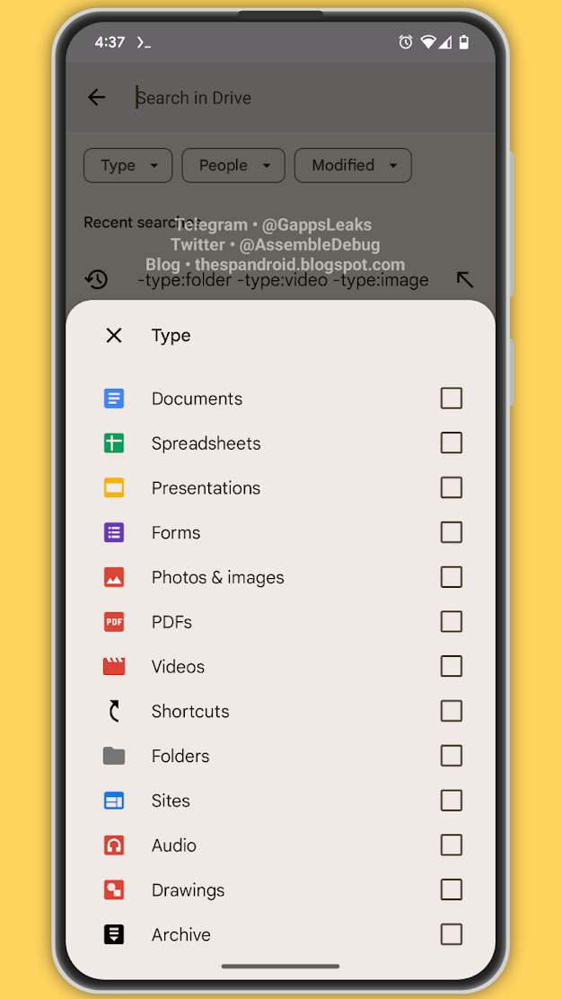 Google Drive could make file search painless on Android