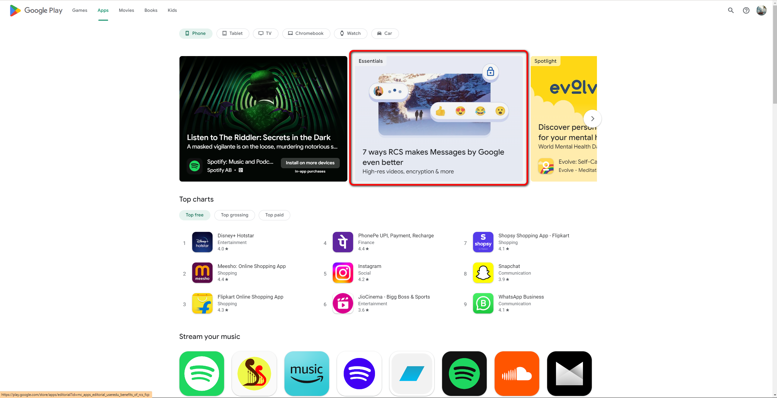 Google is now using the Play Store to shove RCS in Apple’s face