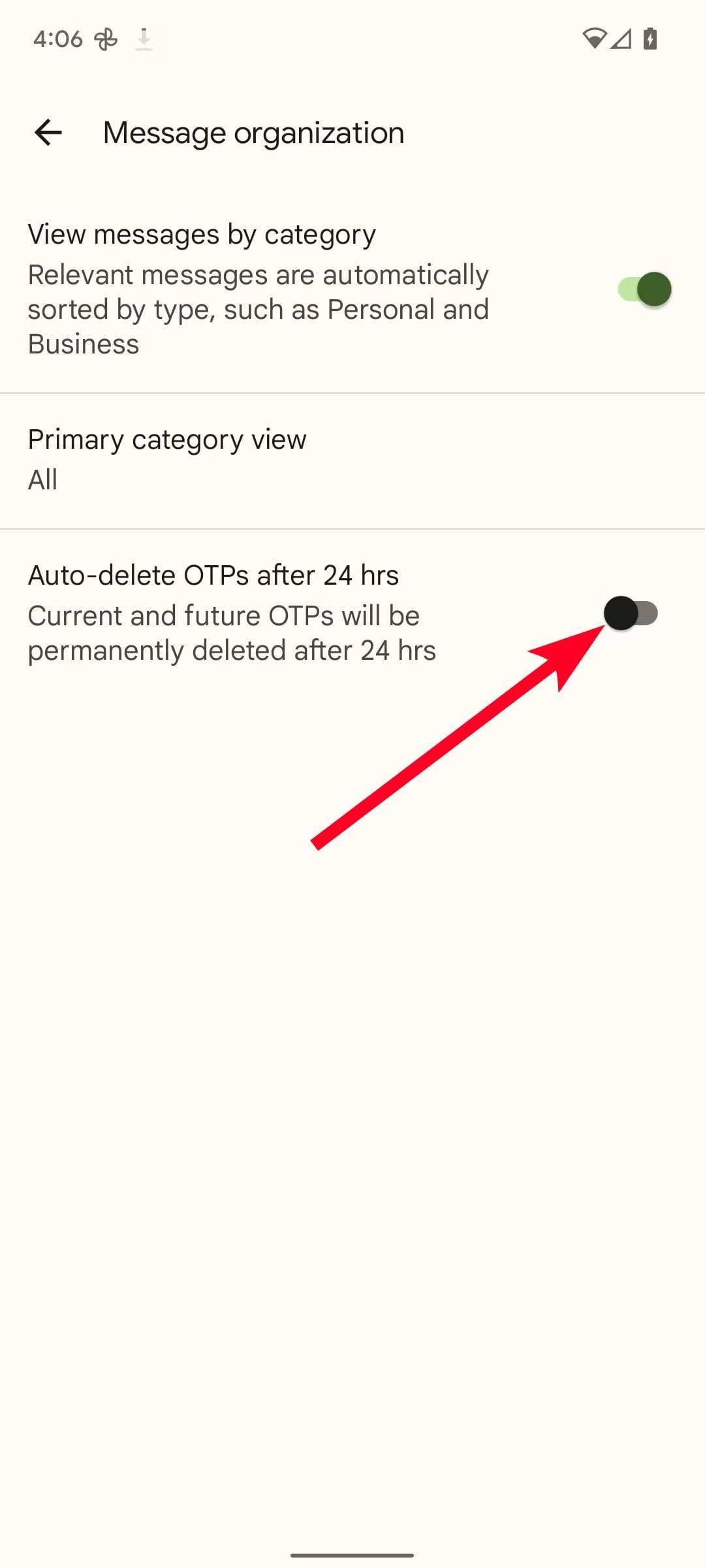 How to auto-delete 2FA texts from Android phones