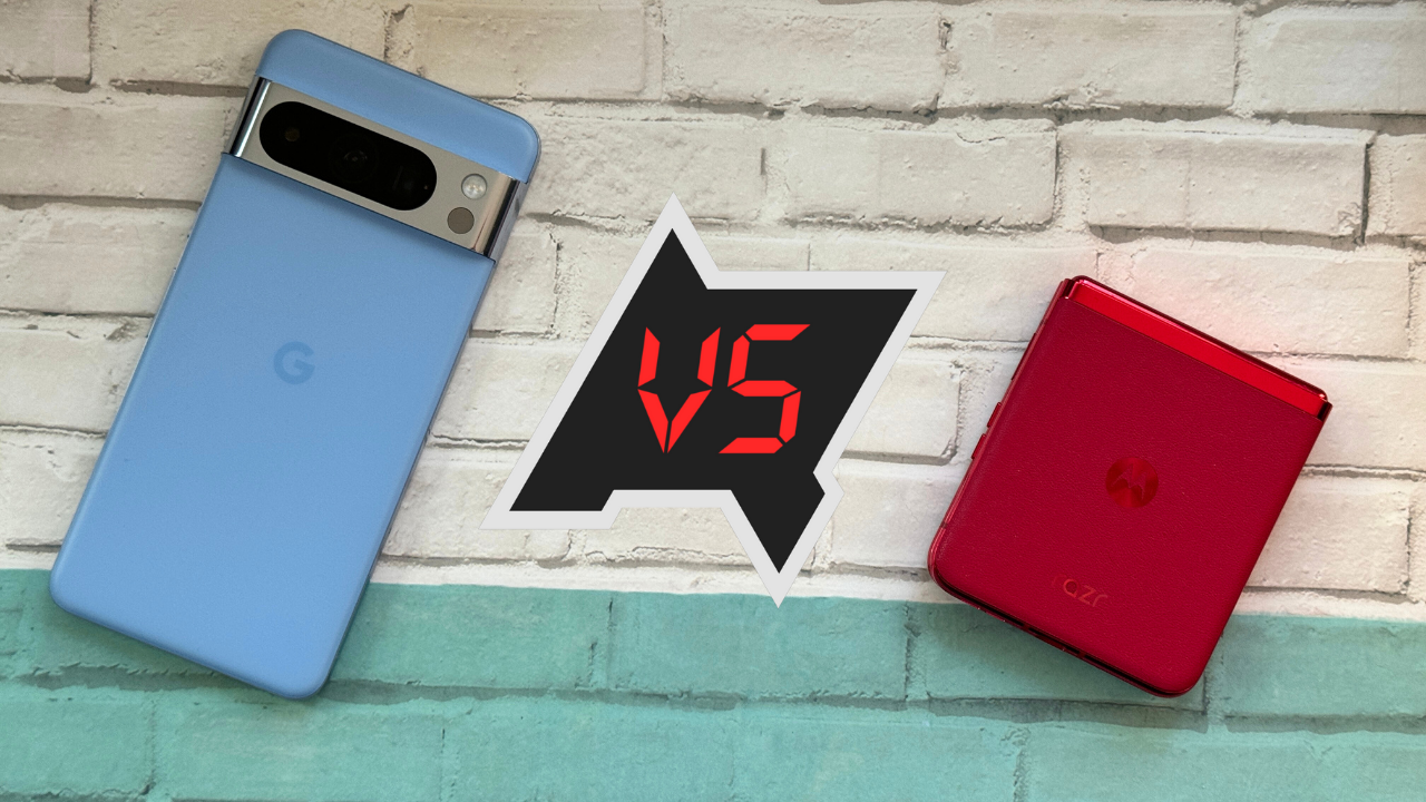 Google Pixel 8 Pro vs. Motorola Razr+: Flip life isn't for everyone