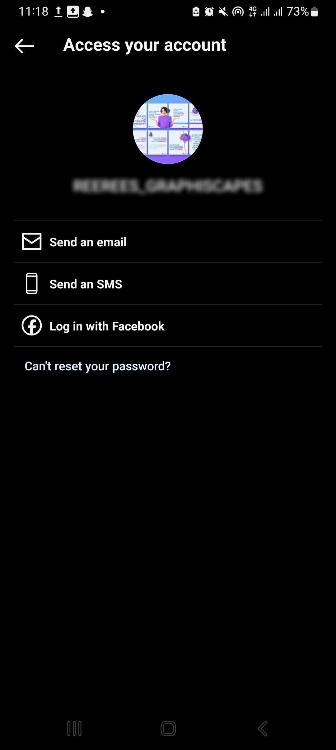 How to get your Instagram account back