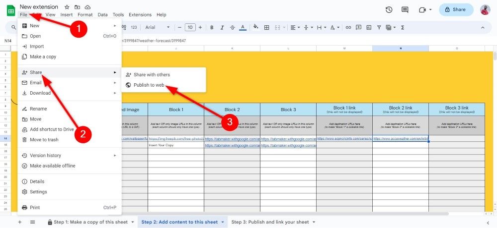 How to use Tab Maker in Google Chrome