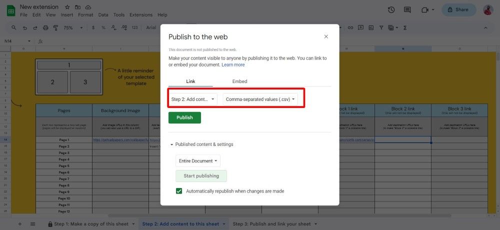 How to use Tab Maker in Google Chrome