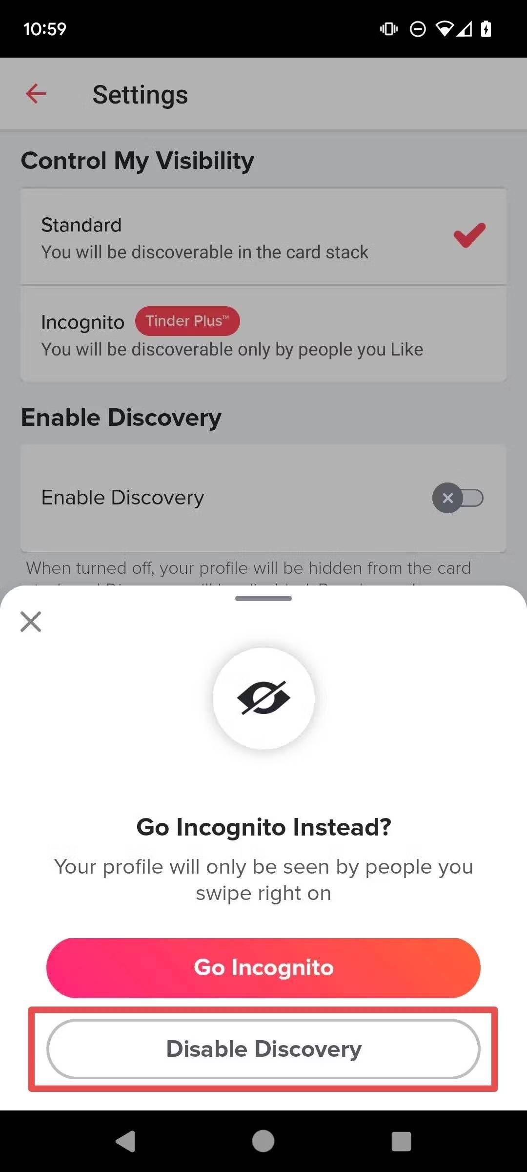 Tinder: How to block a Tinder profile