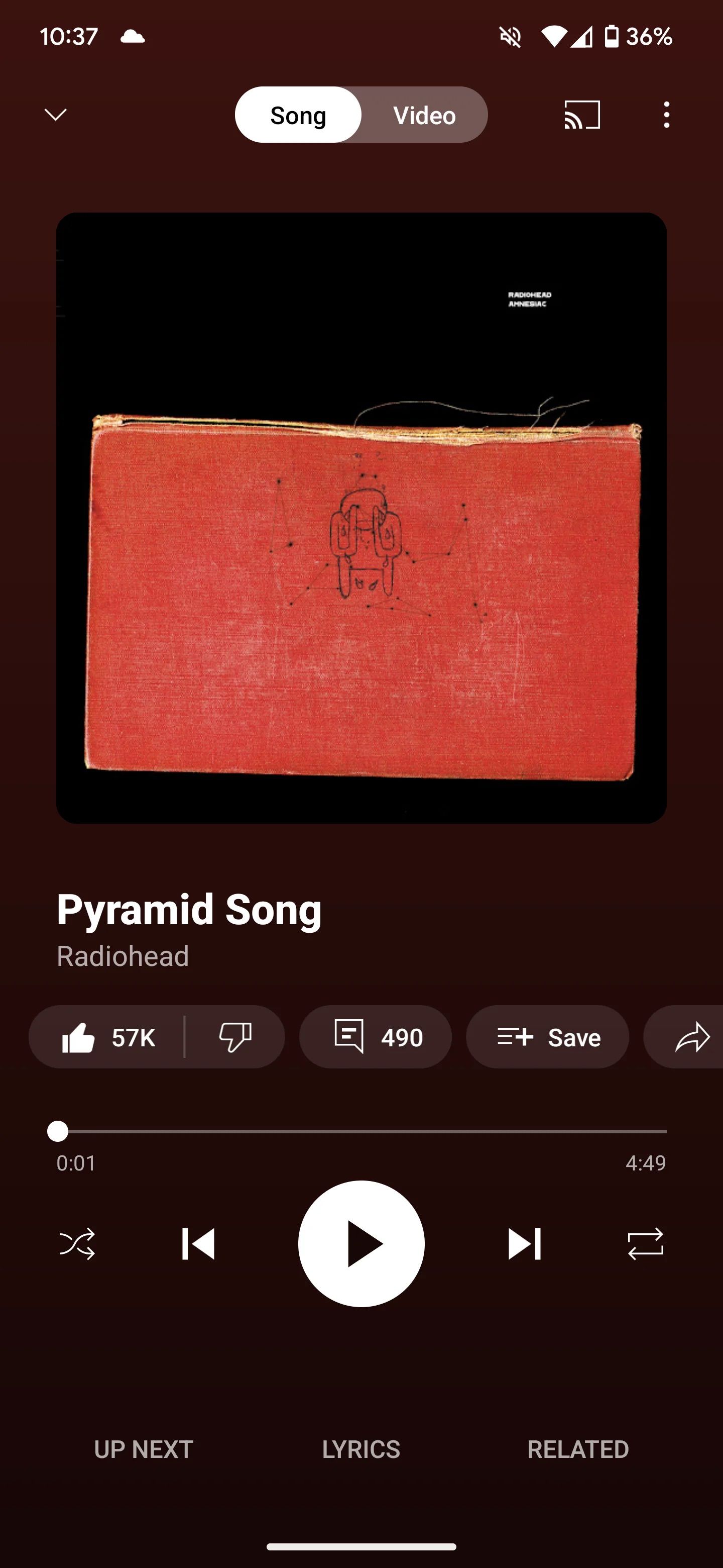 YouTube Music's Now Playing UI could soon get a gradient background