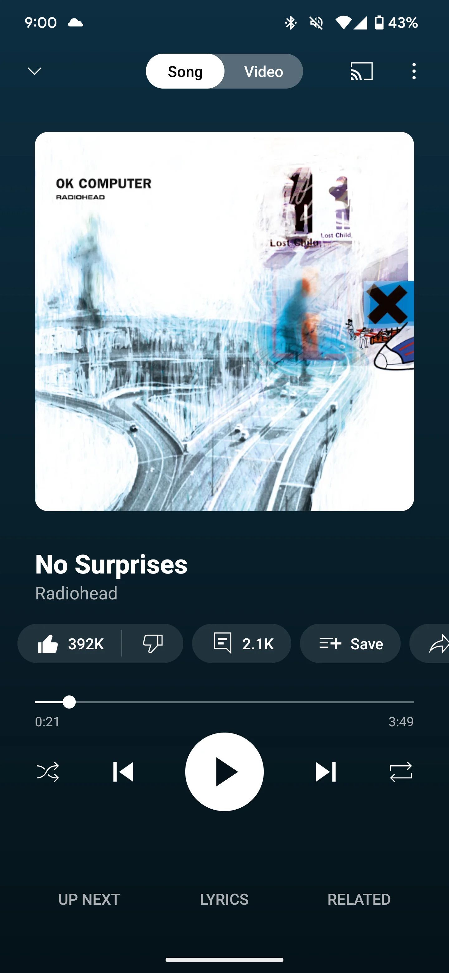 YouTube Music's Now Playing UI could soon get a gradient background