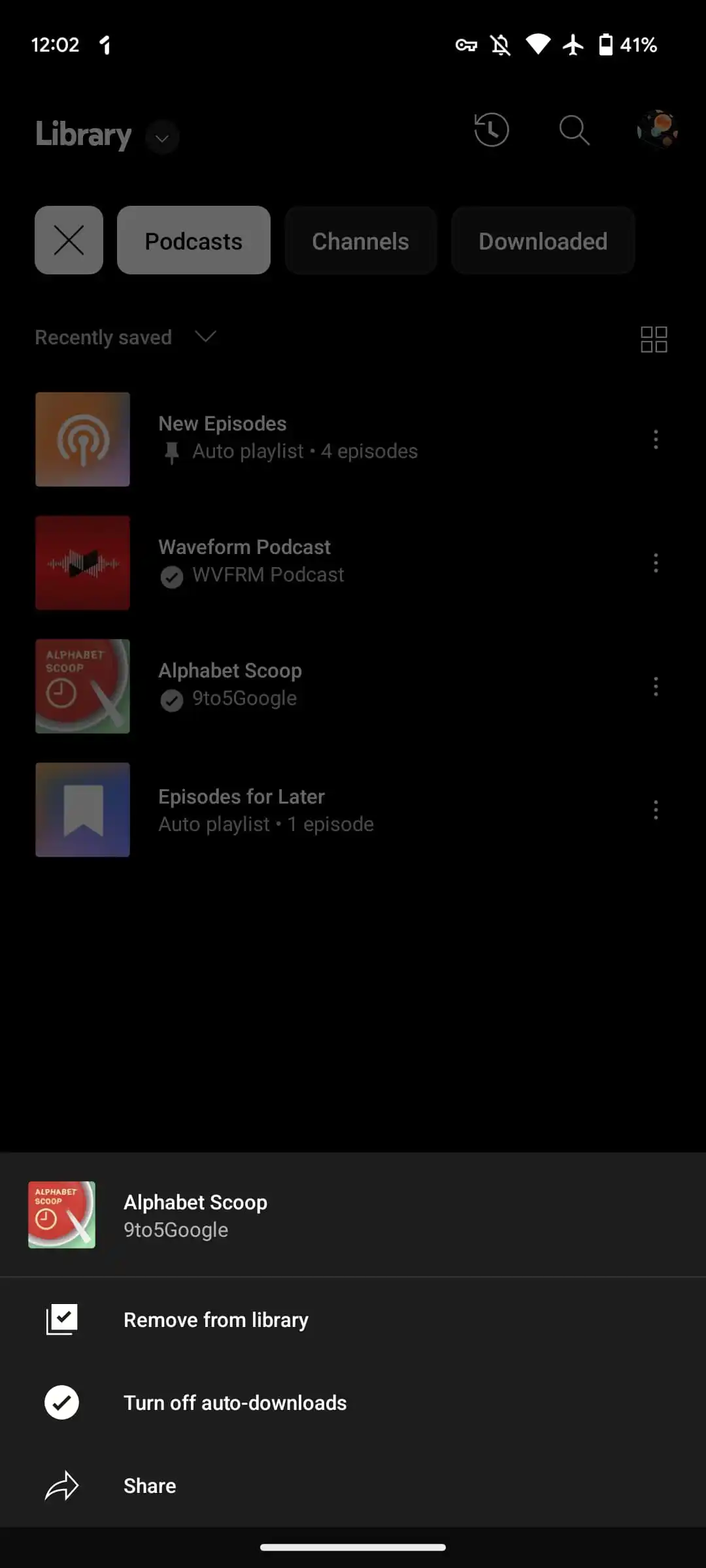 YouTube Music update brings automatic podcast downloads