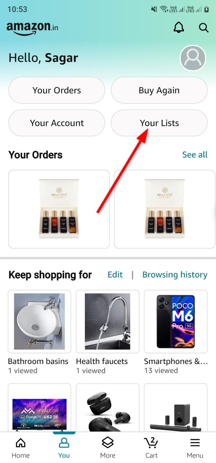 How to make and share your Amazon Wish List