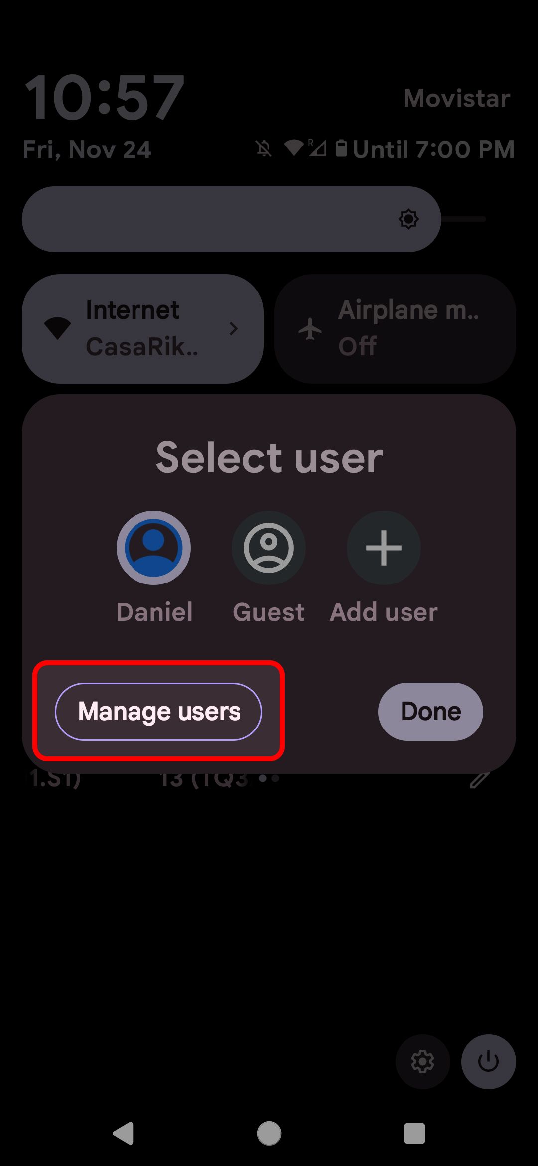 How to add profile icons with Guest Profiles in Android