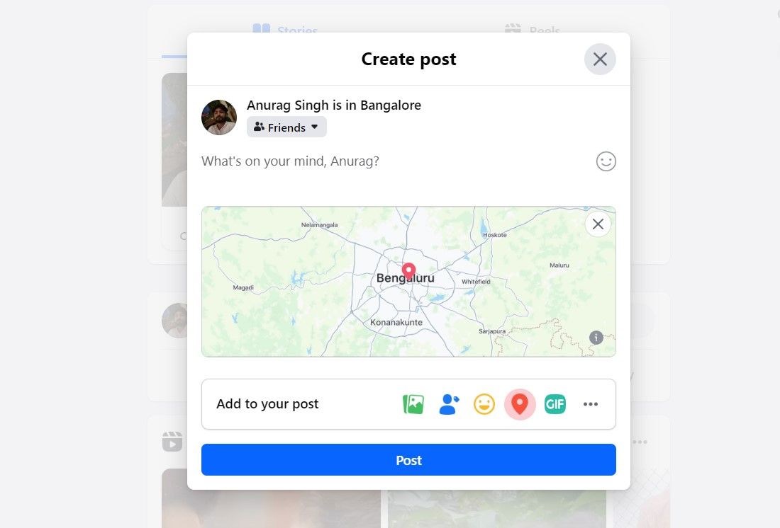 Facebook: How to check in