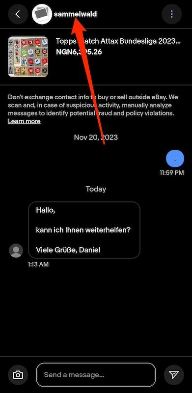 How to find a seller on eBay