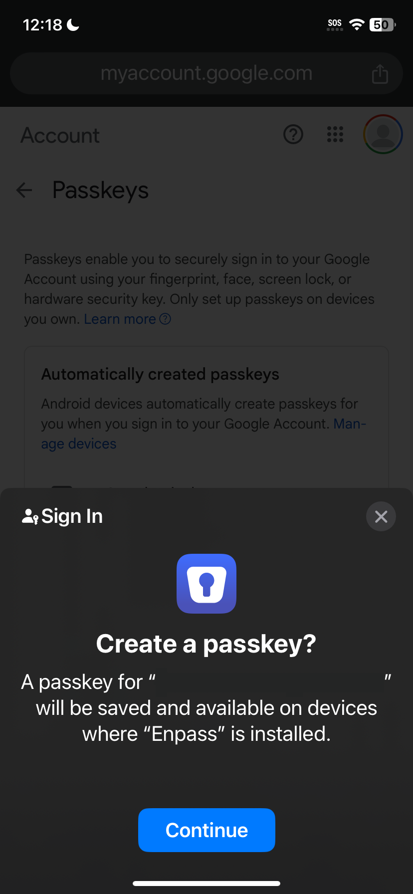 Enpass: How to set up passkeys for your apps