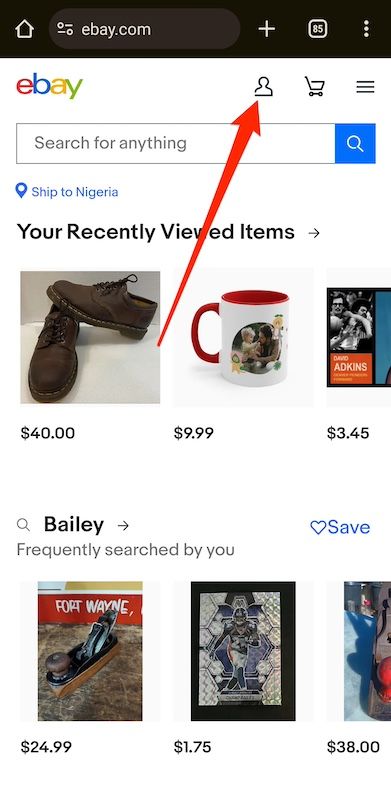 How to find a seller on eBay
