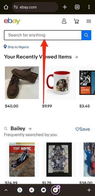 How to find a seller on eBay