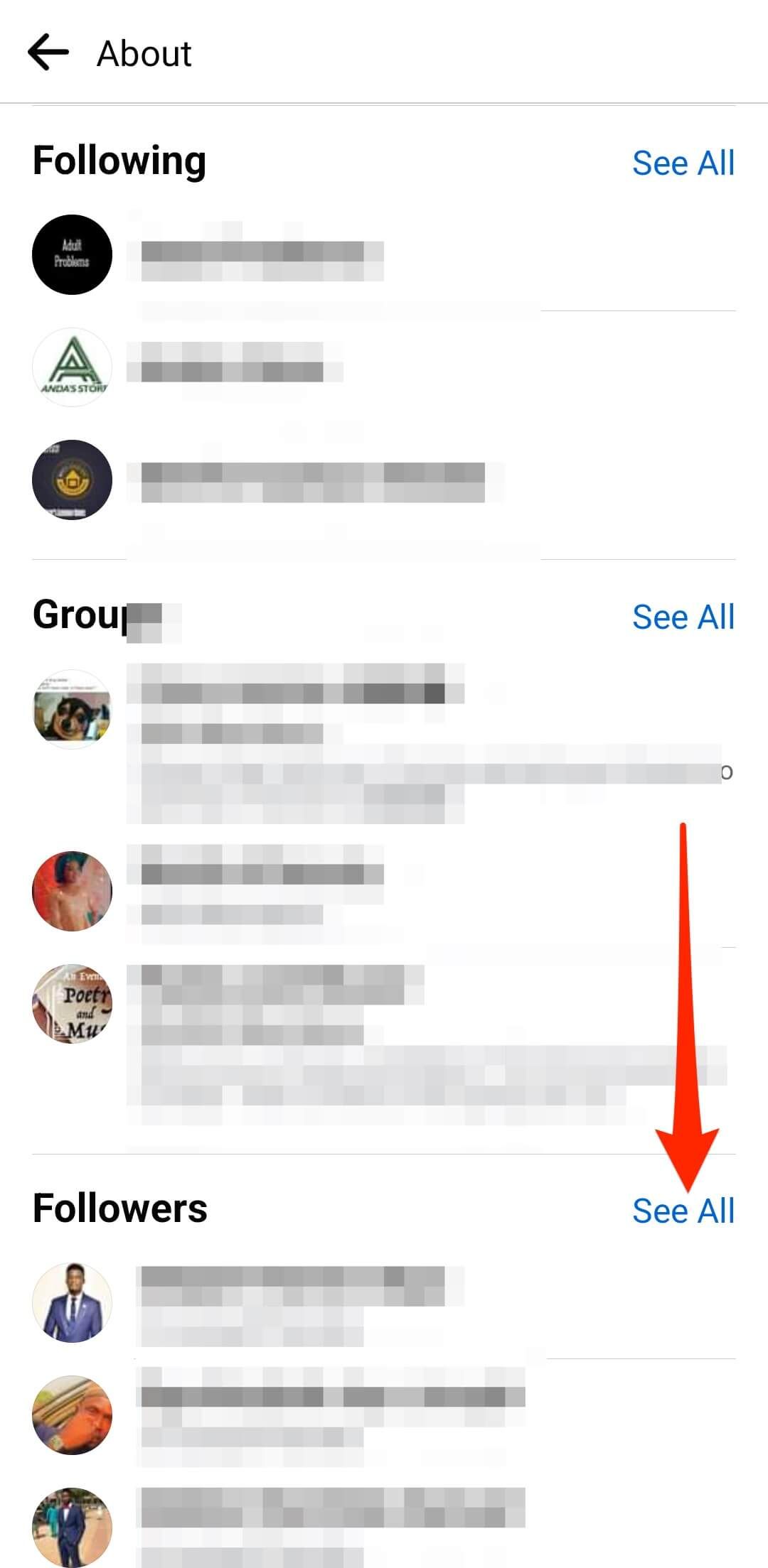 Facebook: How to see your followers