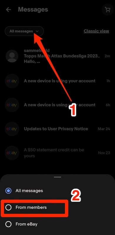 How to find a seller on eBay