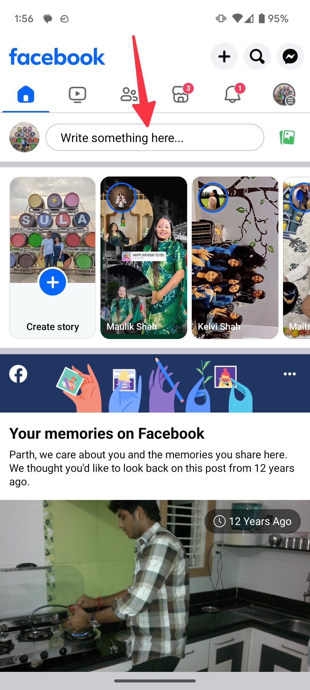 Facebook: How to find your post drafts