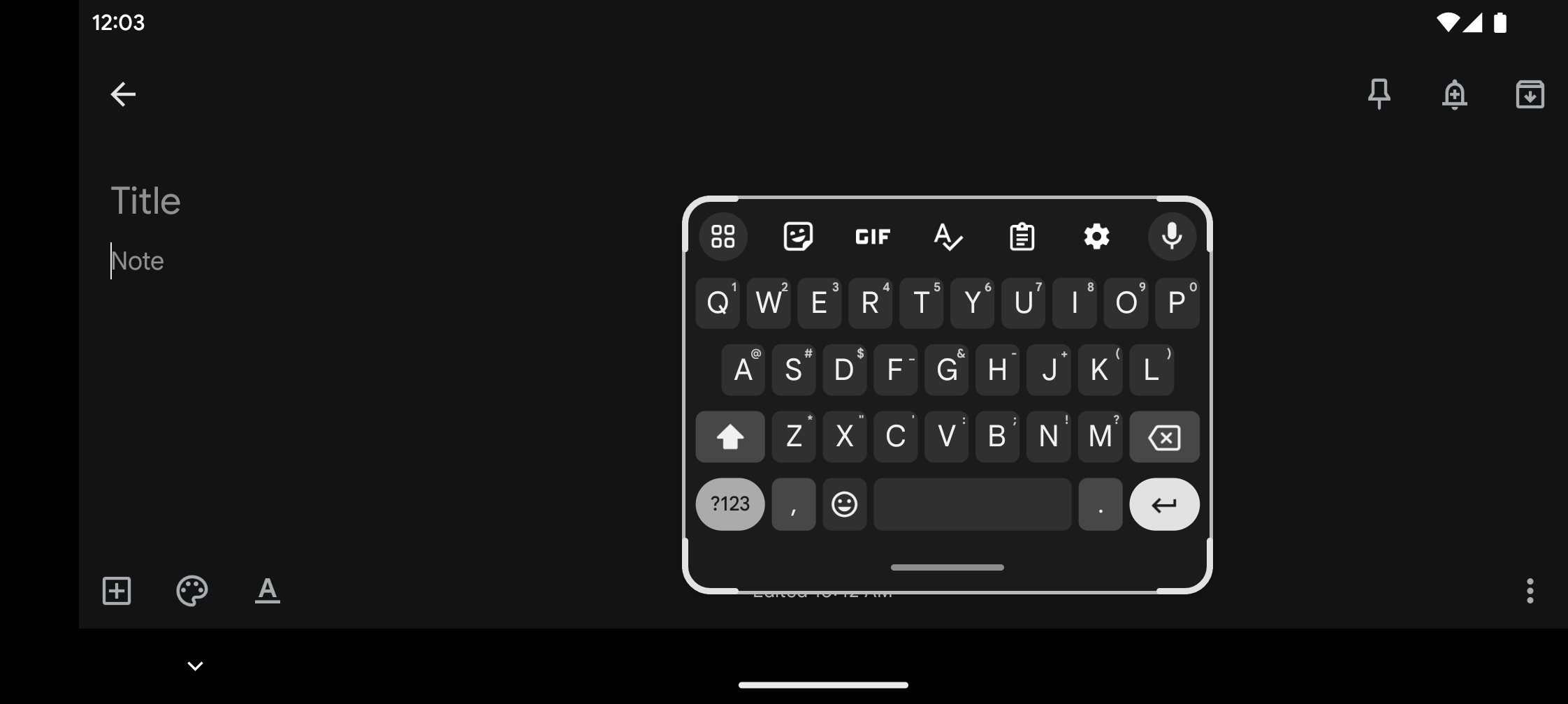 Gboard has a clever solution to awkward landscape typing