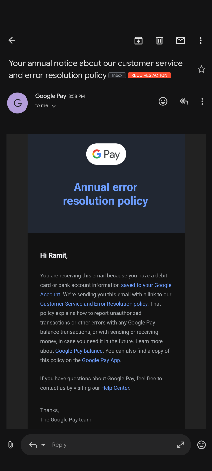 Gmail for Android starts showing new quick reply UI