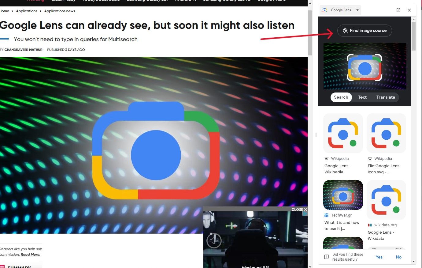 How to restore your access to reverse image search in Chrome