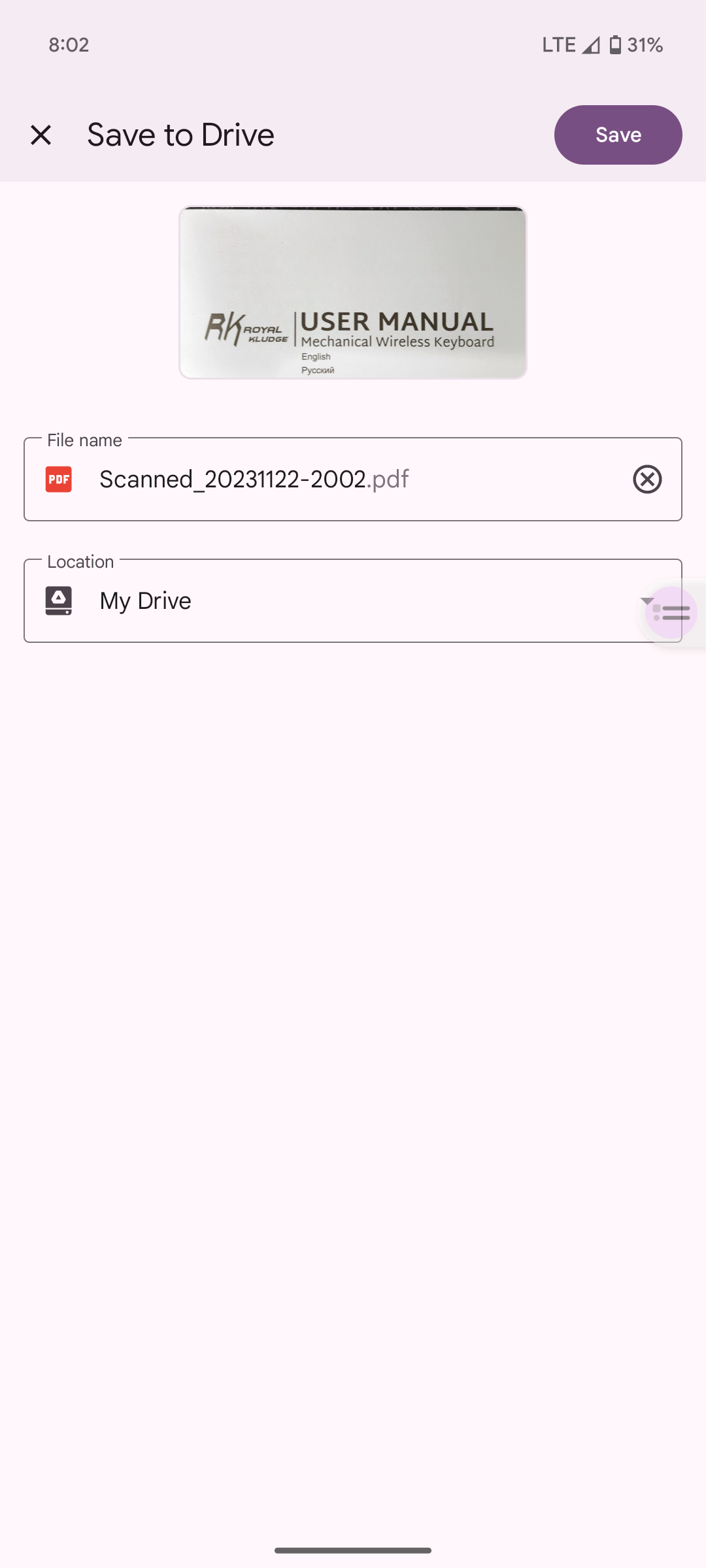 Google Drive’s integrated document scanner gets a fresh coat of paint