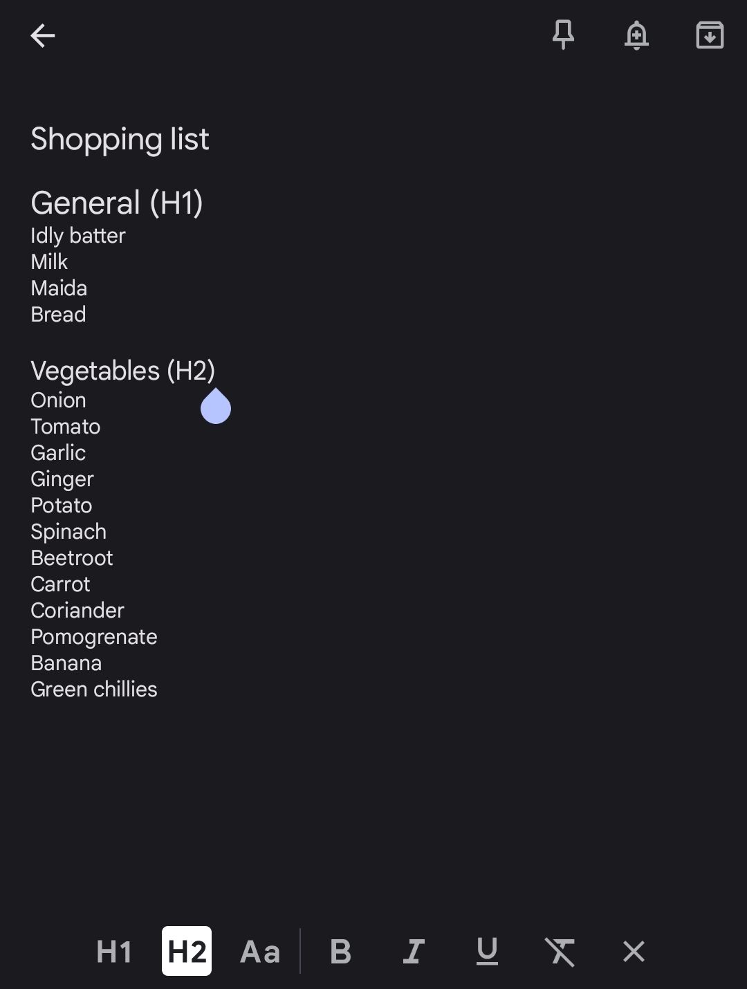 Google Keep's new text formatting is a nightmare for lists