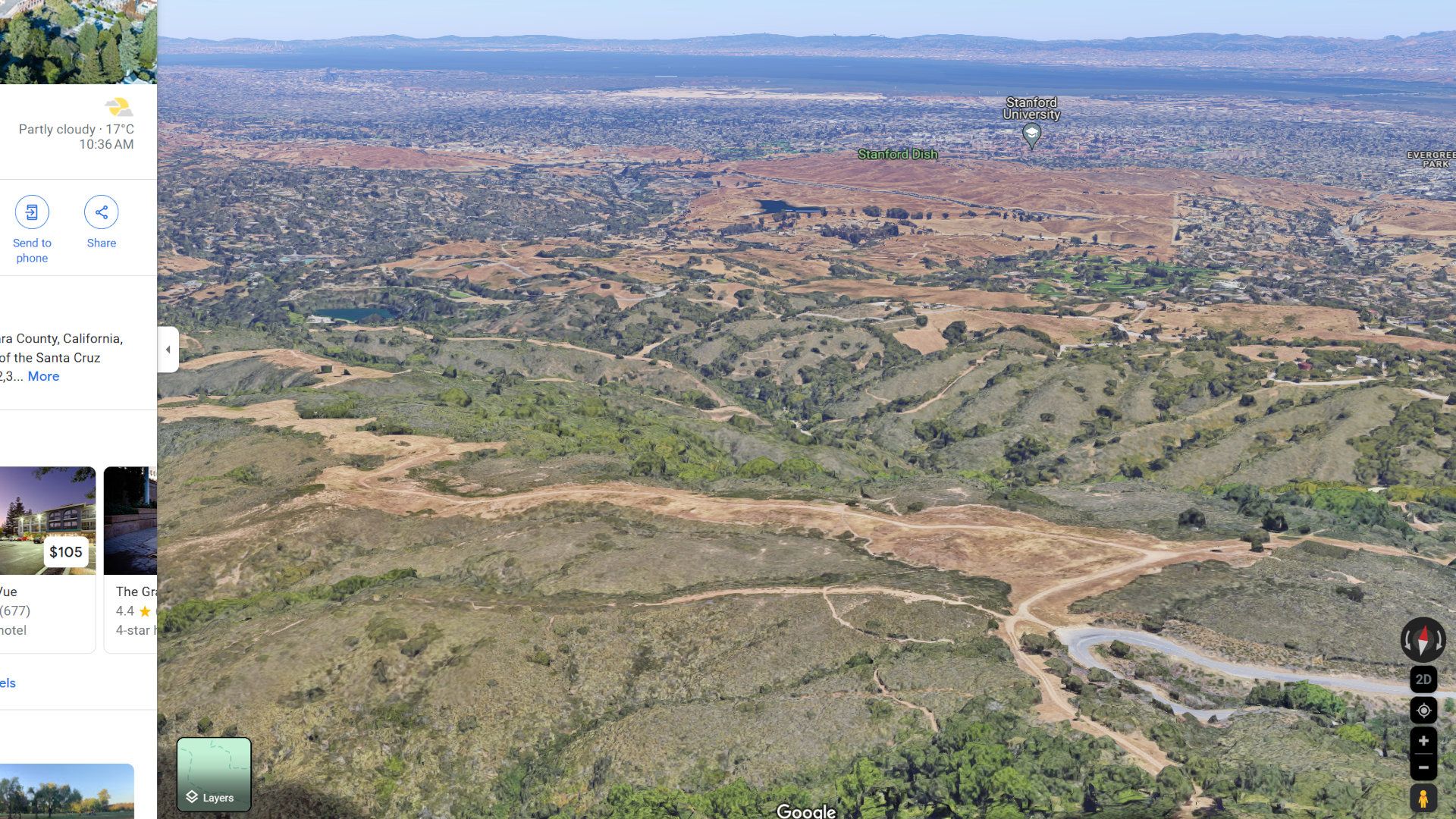 Google Maps: How to find the elevation of a specific location