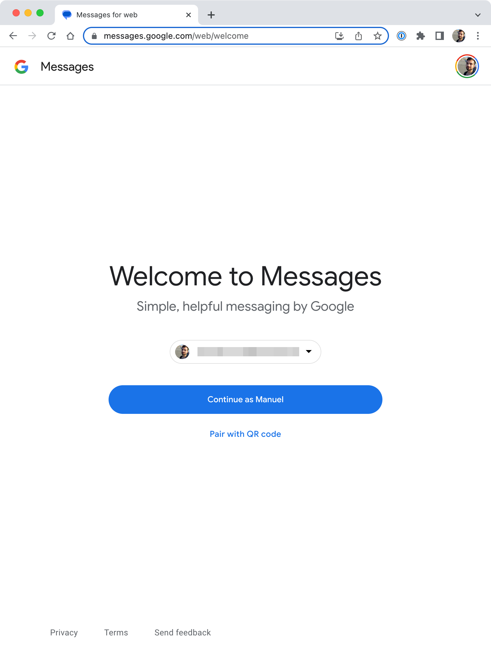 Google Messages' account-based device pairing finally ditches QR codes Google Messages' account-based device pairing finally ditches QR codes