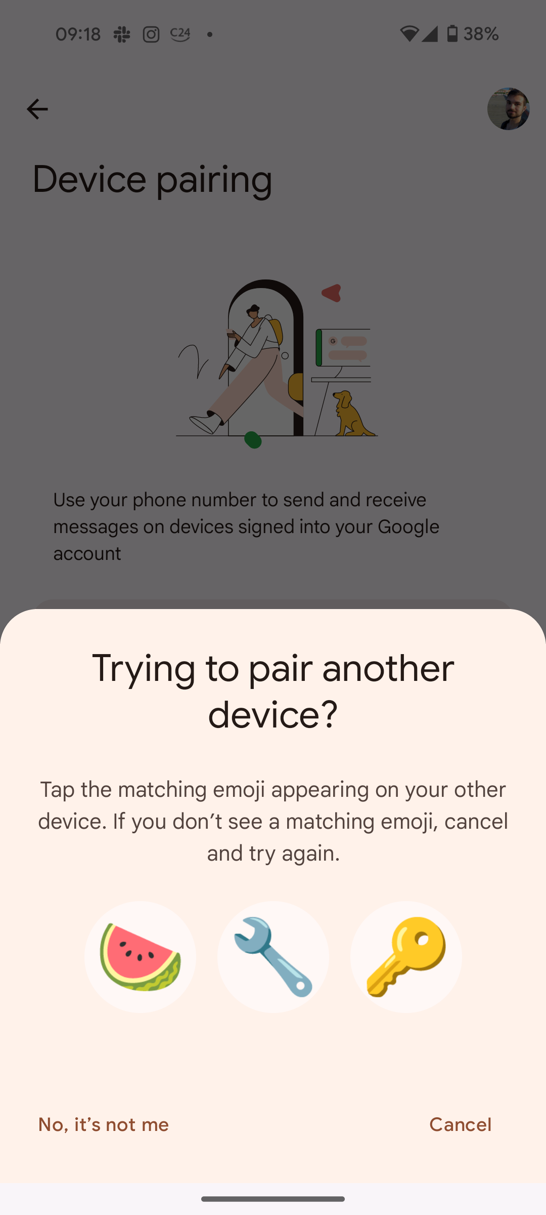 Google Messages' account-based device pairing finally ditches QR codes Google Messages' account-based device pairing finally ditches QR codes