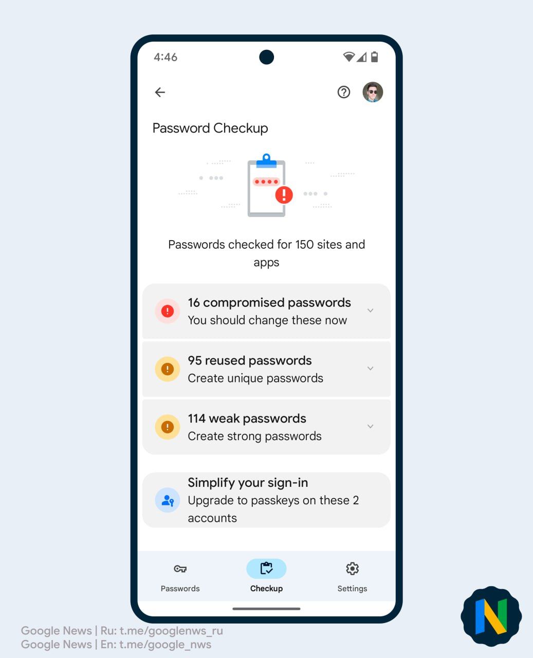 Google Password Manager could soon pick up a new design