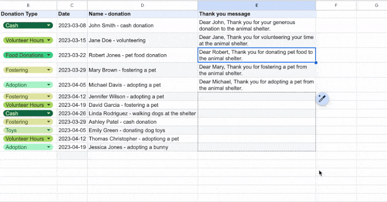 Google rolls out AI-powered Enhanced Smart Fill for Sheets