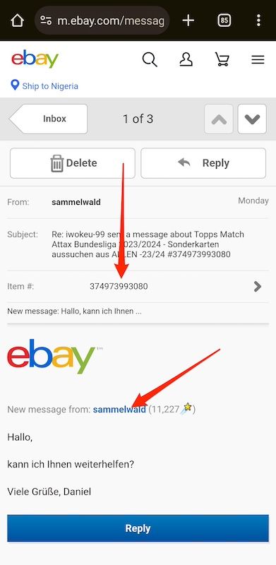 How to find a seller on eBay