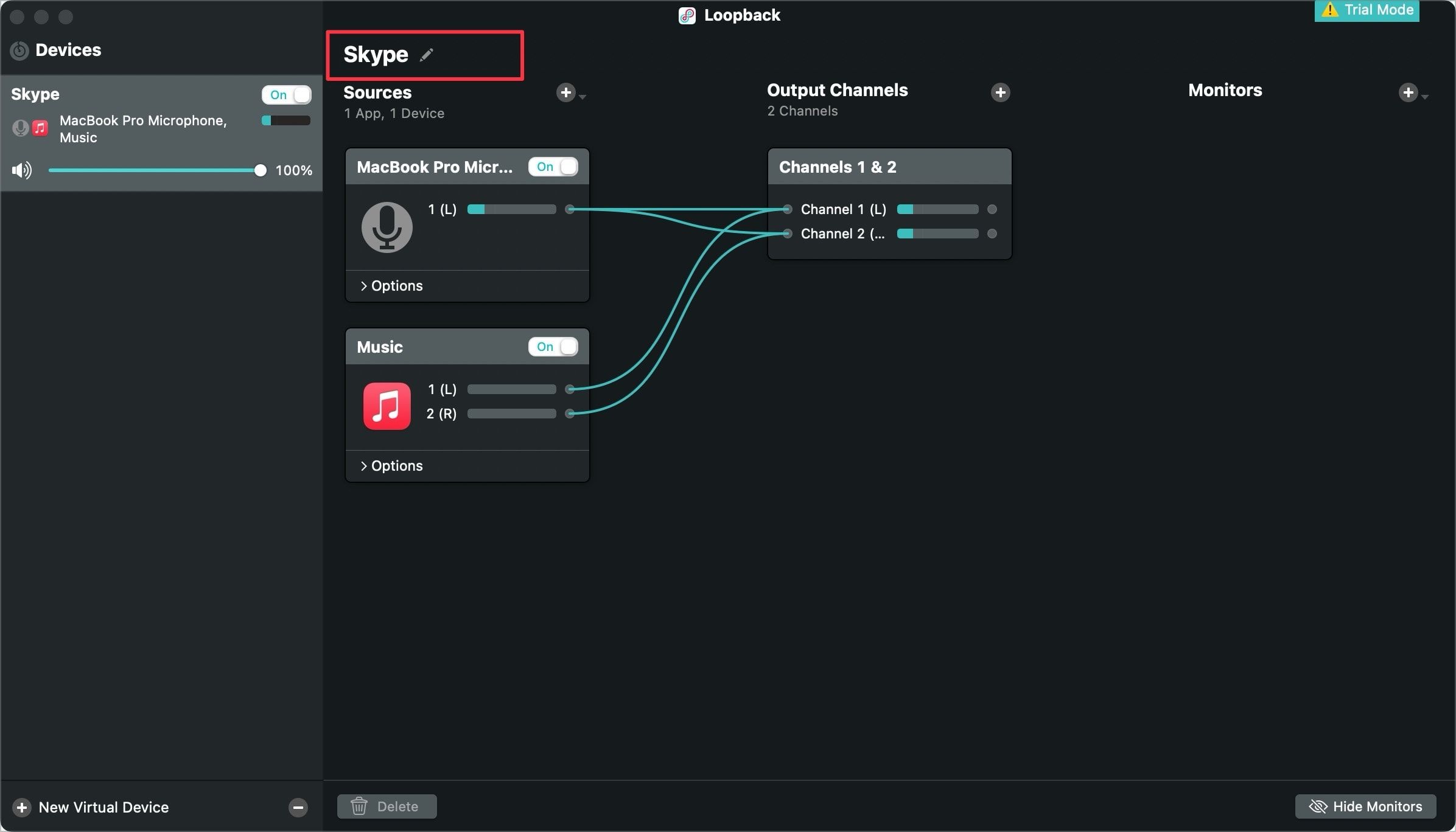 Skype: How to play music on a call