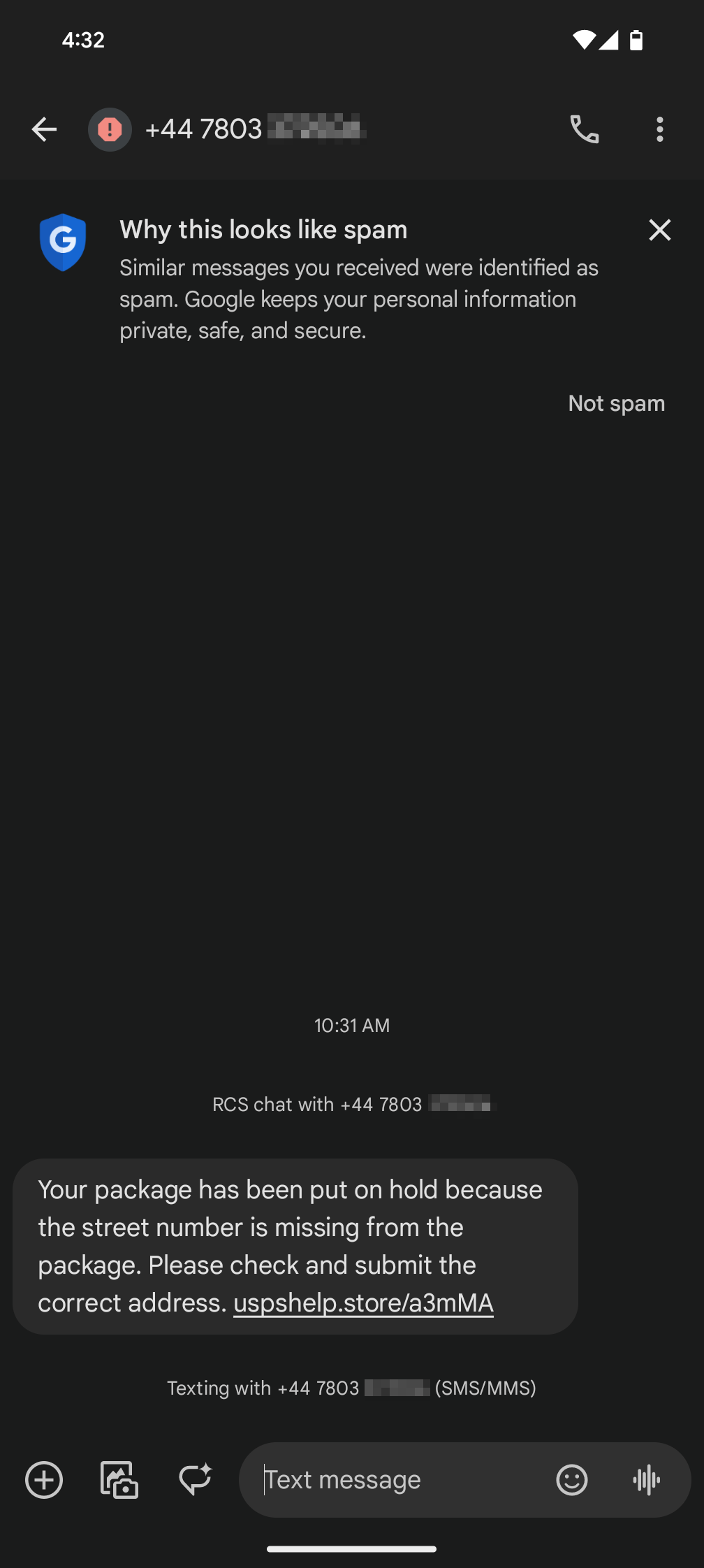 Rash of RCS spam spreads across the US
