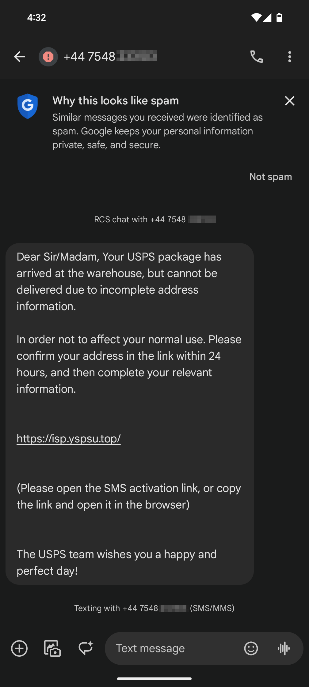 Rash of RCS spam spreads across the US