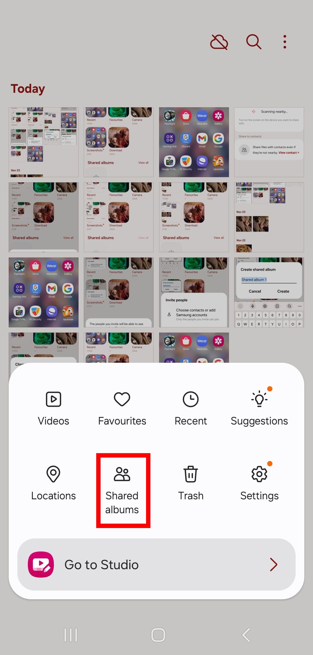 How to use Samsung Gallery’s shared album feature