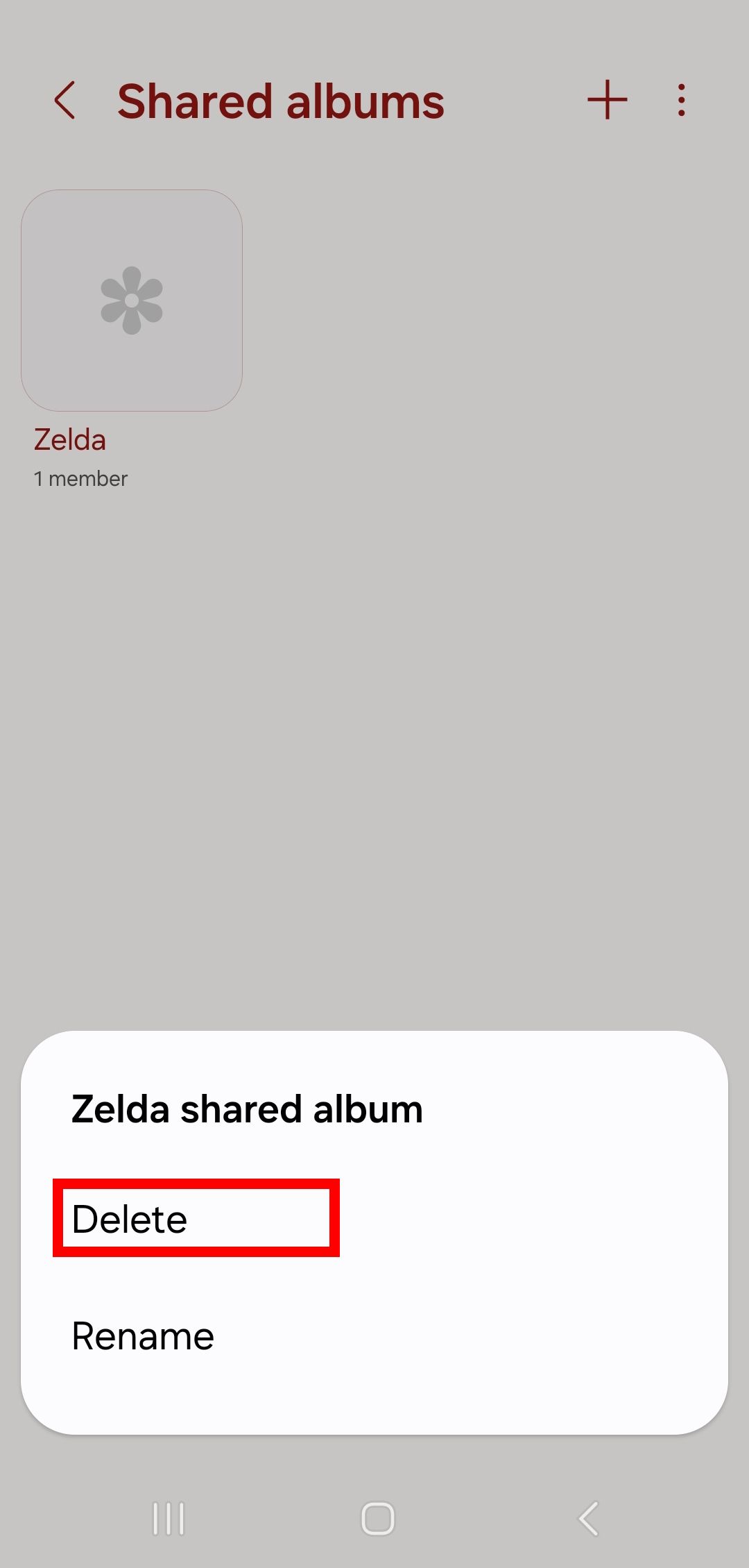 How to use Samsung Gallery’s shared album feature