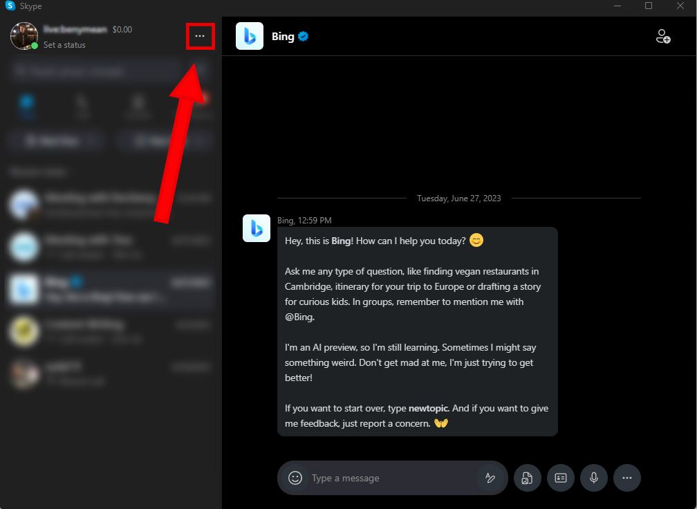 Skype: How to mute a user