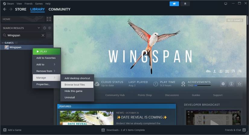 How to find your Steam downloads folder