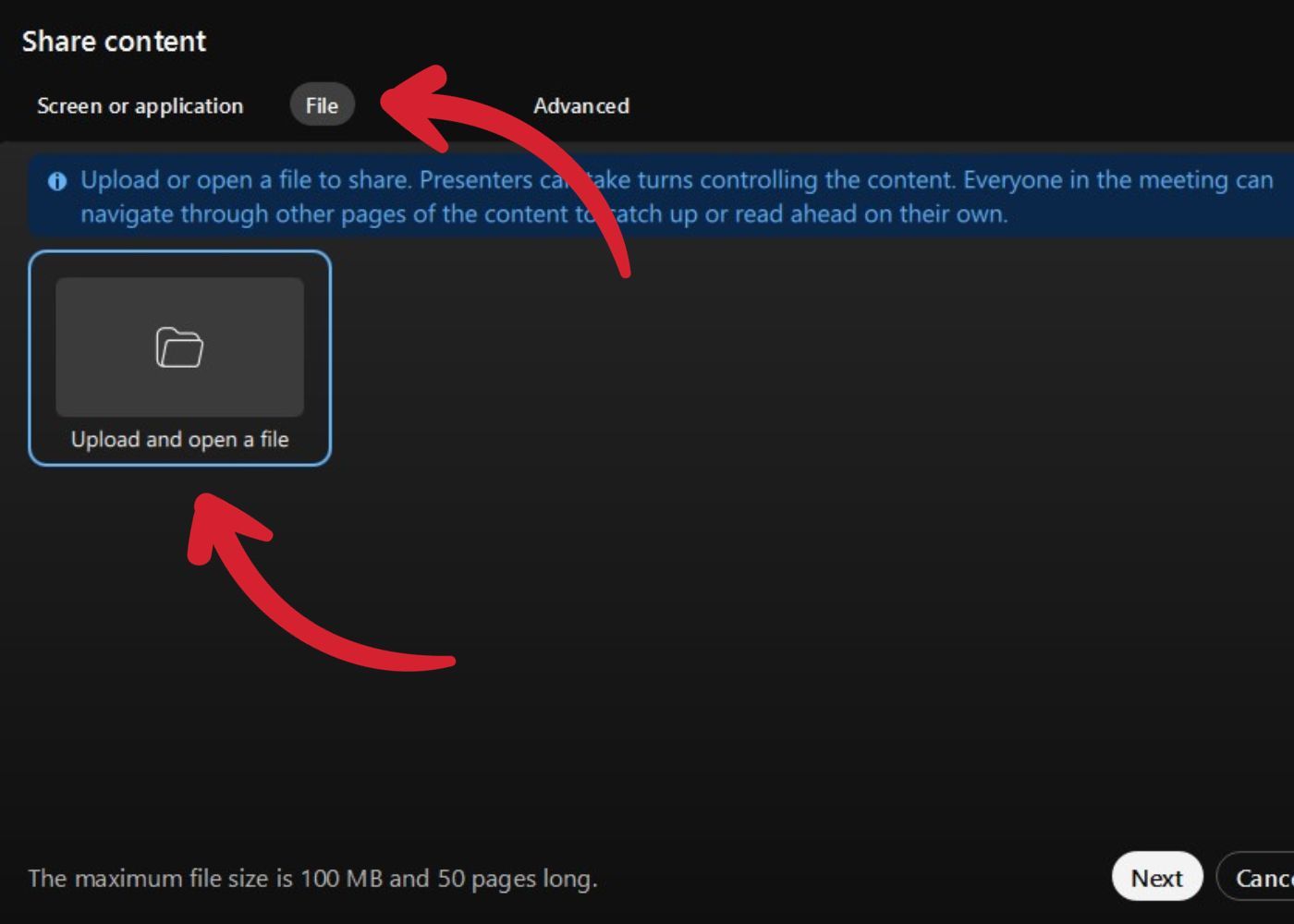 Webex: How to share your screen