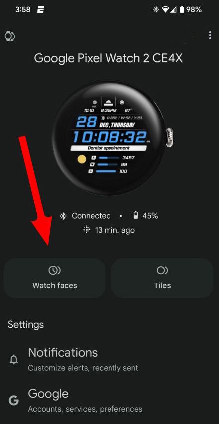 Google Pixel Watch 2: How to change your watch face
